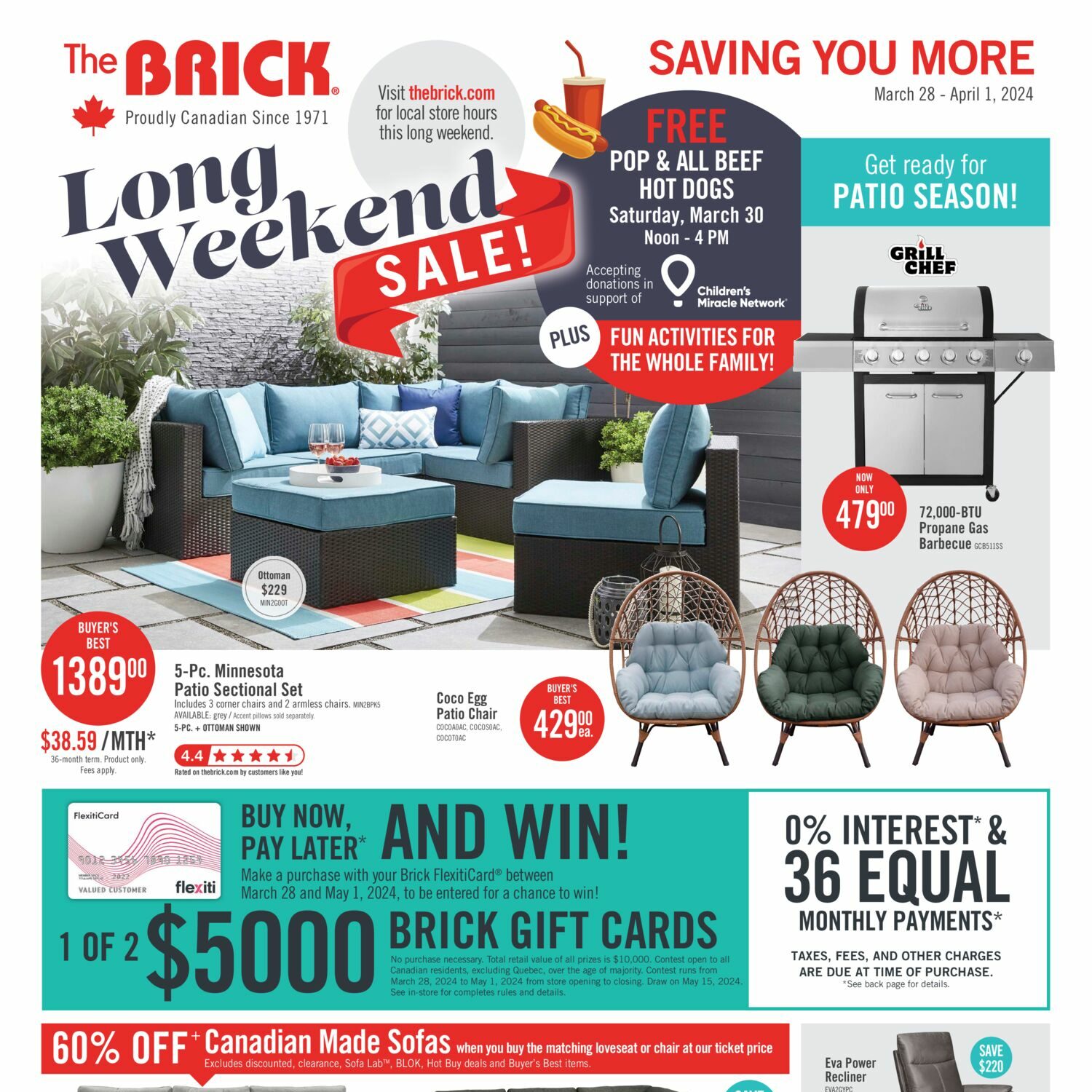 The Brick Weekly Flyer - Saving You More - Long Weekend Sale (NB) - Mar ...