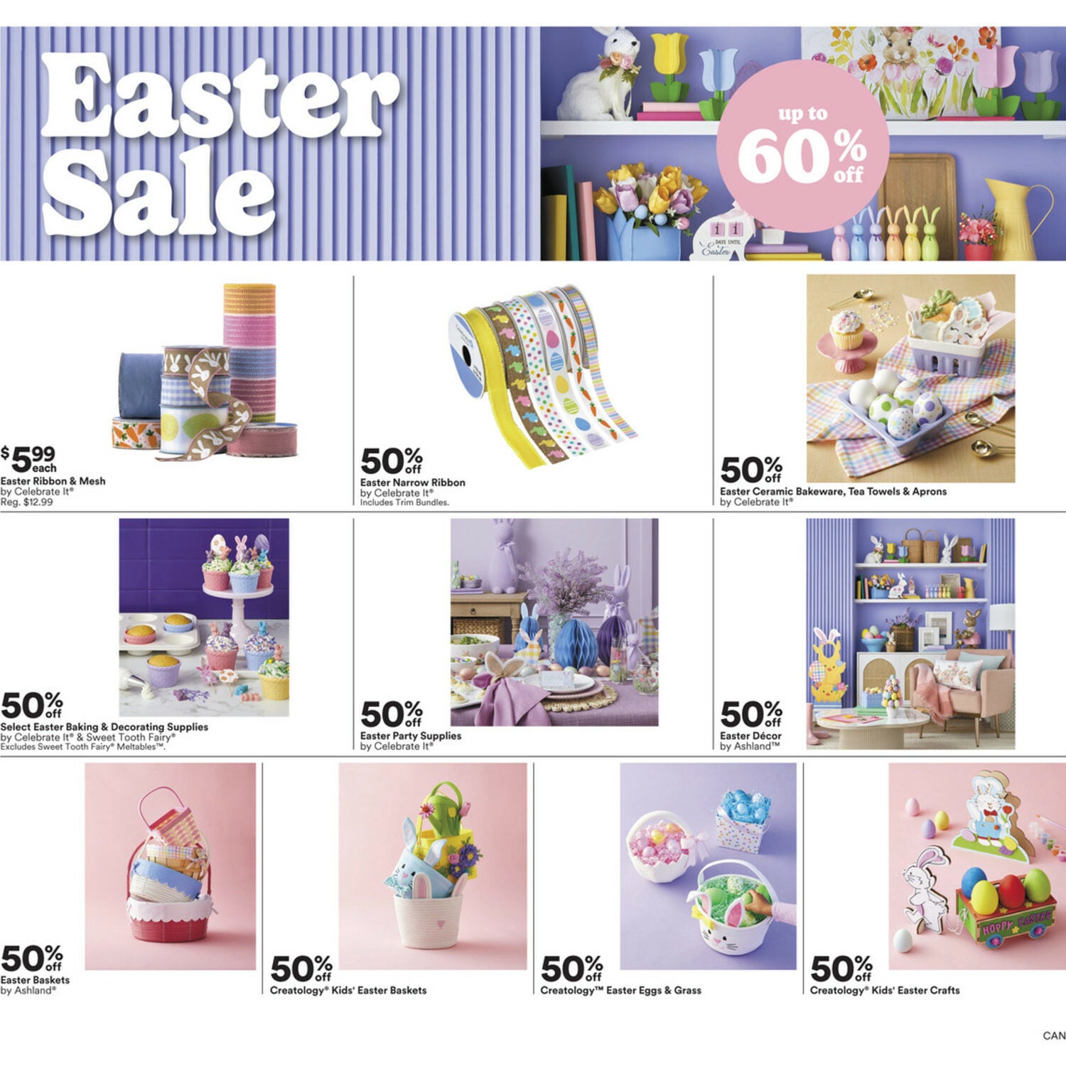 Michaels Weekly Flyer - Weekly Deals - Easter Sale - Mar 25 – 28 ...