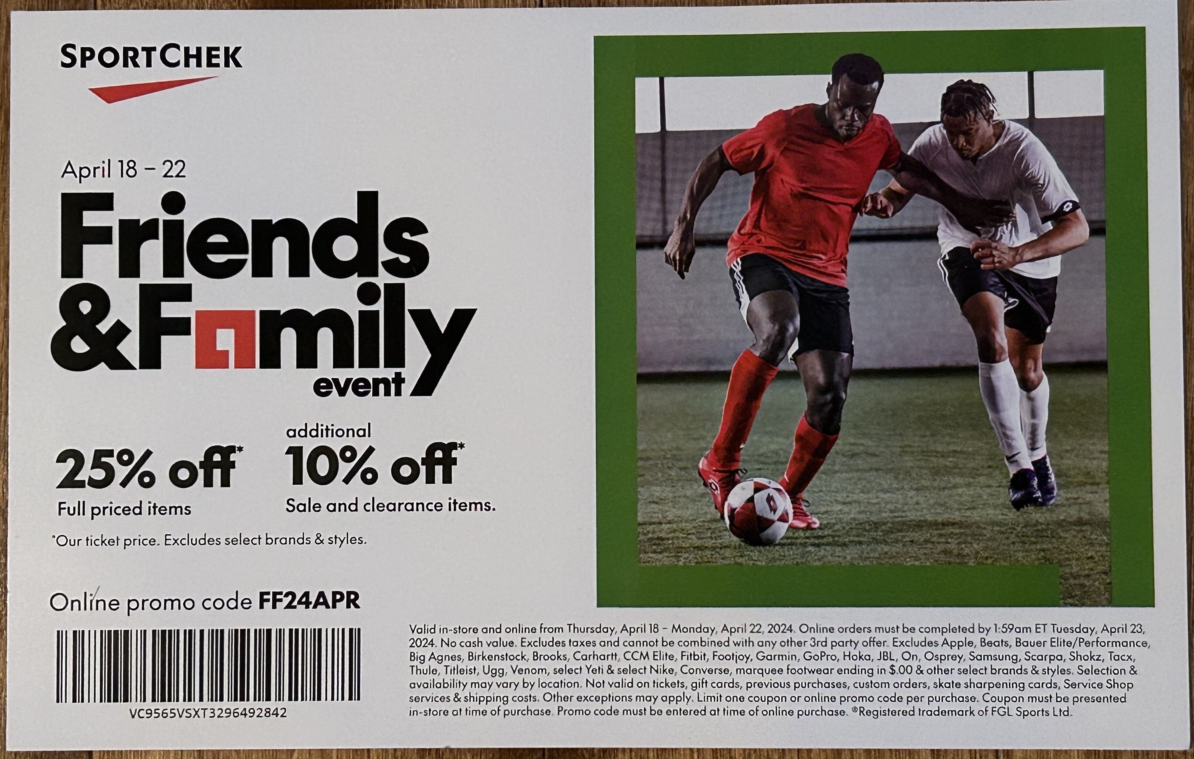 [Sport Chek] Friends and Family Event (April 18 to 22) - RedFlagDeals ...