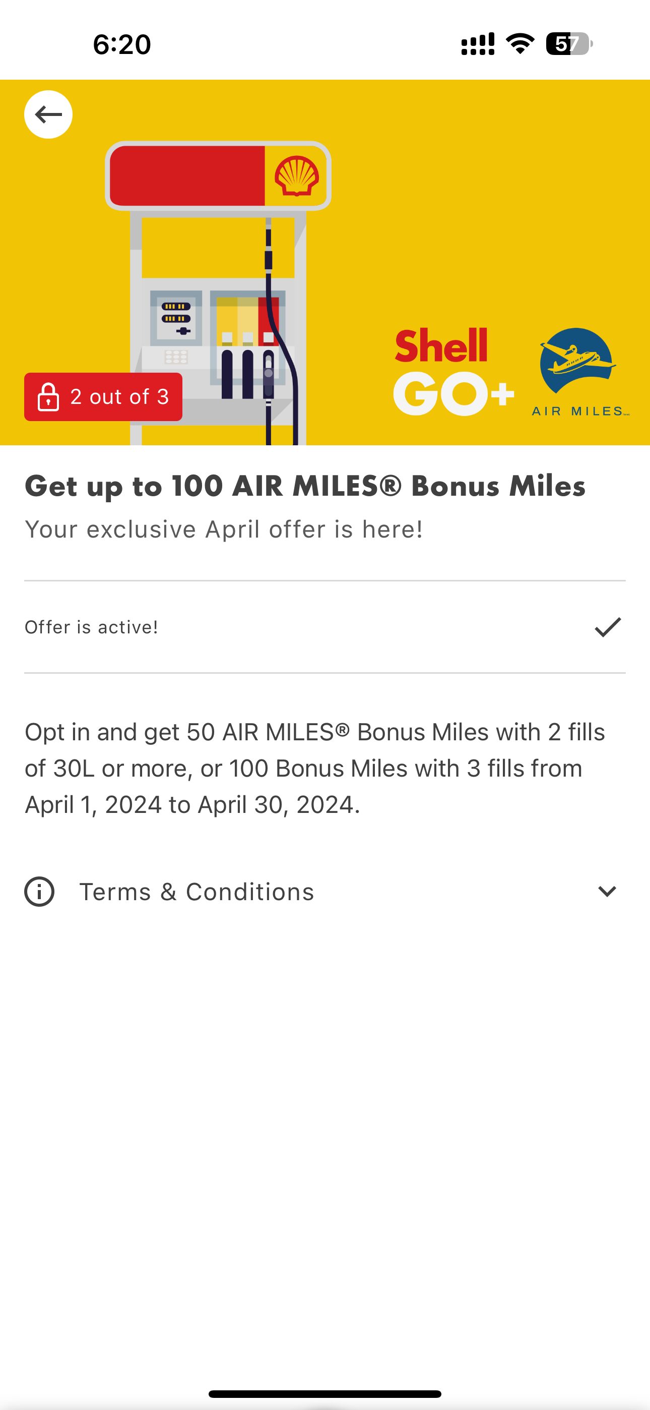 [Shell] Air Miles Shell 15 cents off a litre gas April 30th ...