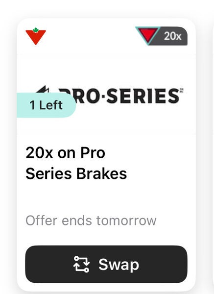 Canadian Tire Triangle Rewards - App Swap Requests - Page 157 ...