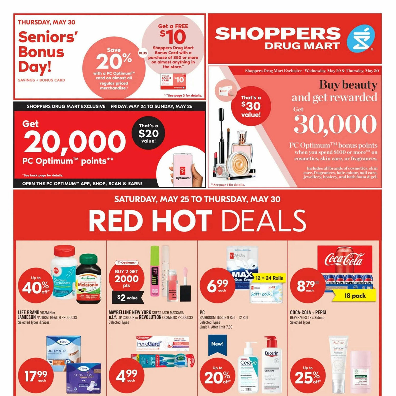 Shoppers Drug Mart Weekly Flyer - Weekly Savings (ON) - May 25 – 30 ...