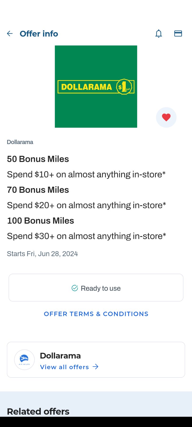 [Air Miles] [Dollarama] June 28 to 30th - 100AM Bonus on $30+ Spending ...