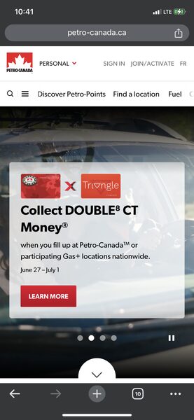 [Petro Canada] 20 Cents/Litre in Petro Can Points July 1st (Excludes ...