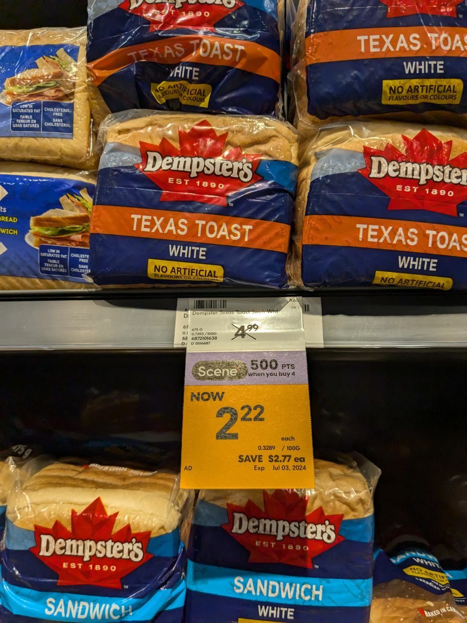 [Safeway] Sobeys Dempster's Bread / Hamburger / Hotdog Buns $0.97 After ...