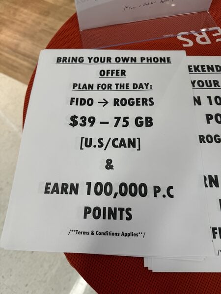 [Best Buy Mobile] Fido to Rogers Migration Offer $39 75GB 5G+ with US ...