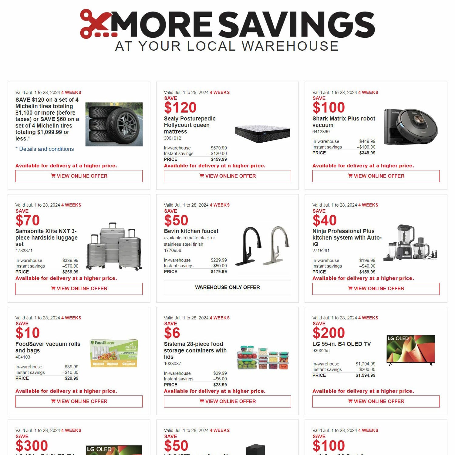 Costco Weekly Flyer - More Savings - Jul 1 – 28 - RedFlagDeals.com