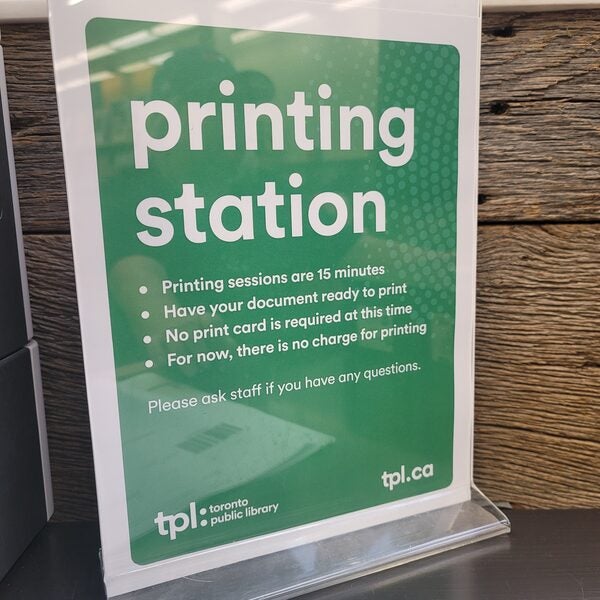 [Toronto Public Library] Toronto - free printing and photocopy at ...