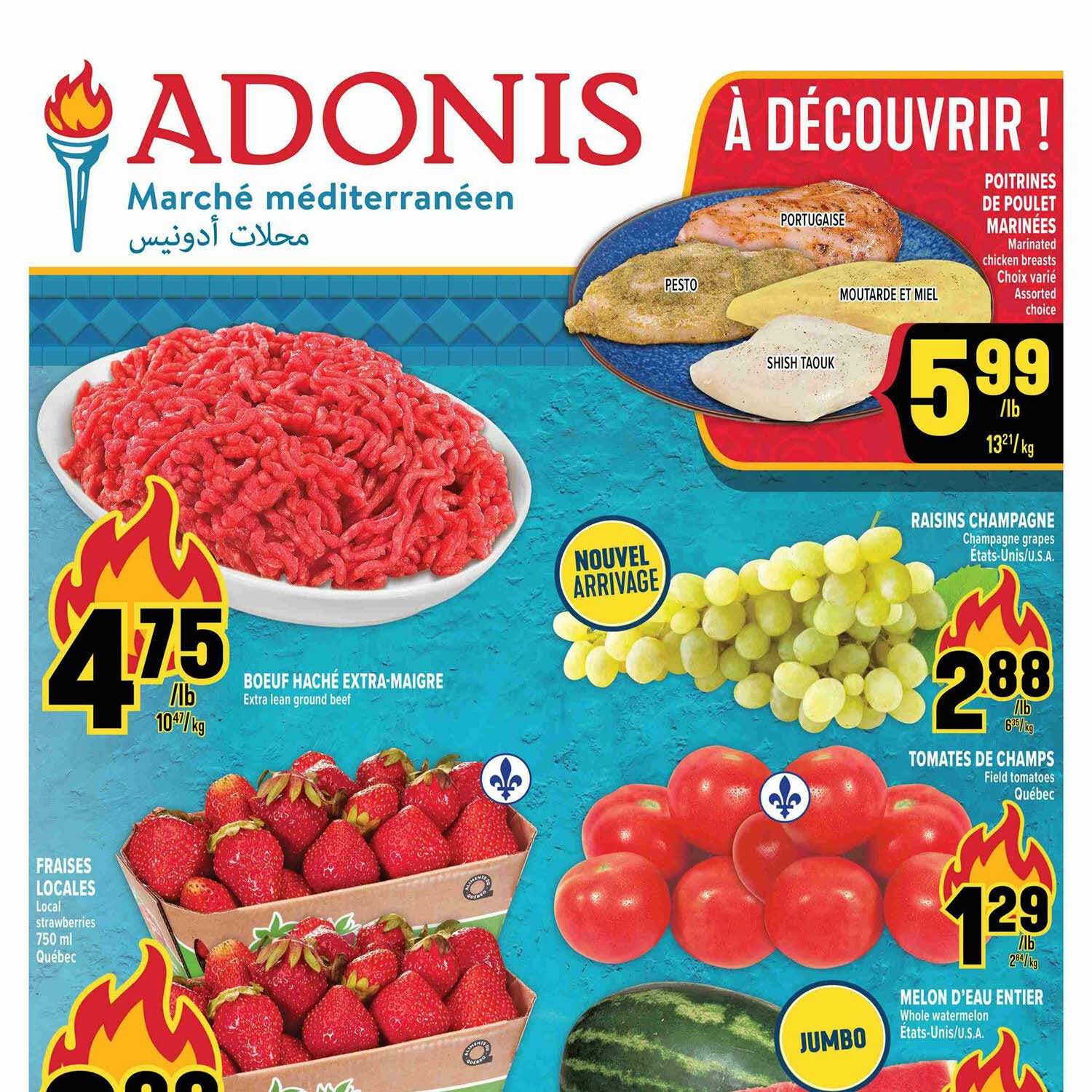 Marche Adonis Weekly Flyer - Weekly Specials (QC) - Aug 1 – 7 ...