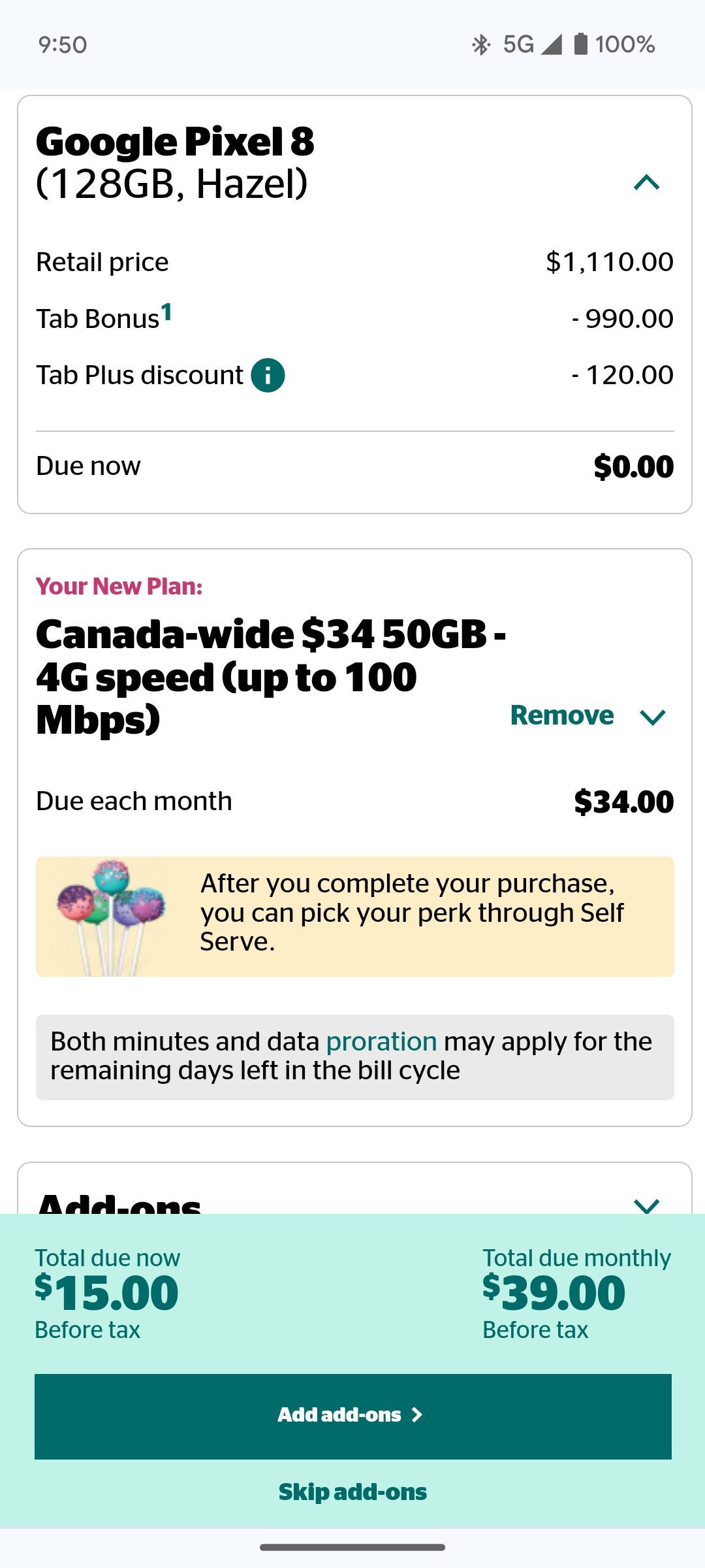 [Koodo] Pixel 8 for $5/month with plan $34 tab plus(YMMV ...