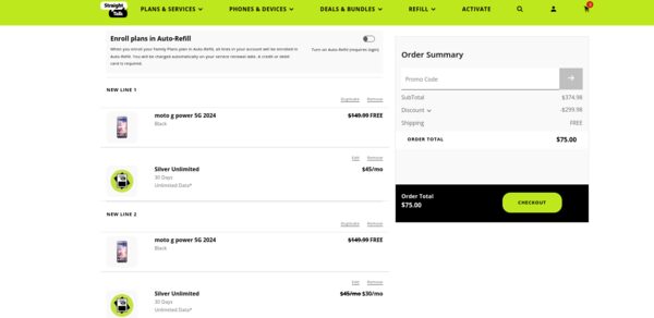 [Straight Talk] USA Straight Talk: Two Moto G Power 5G 2024 [eSim & NFC ...