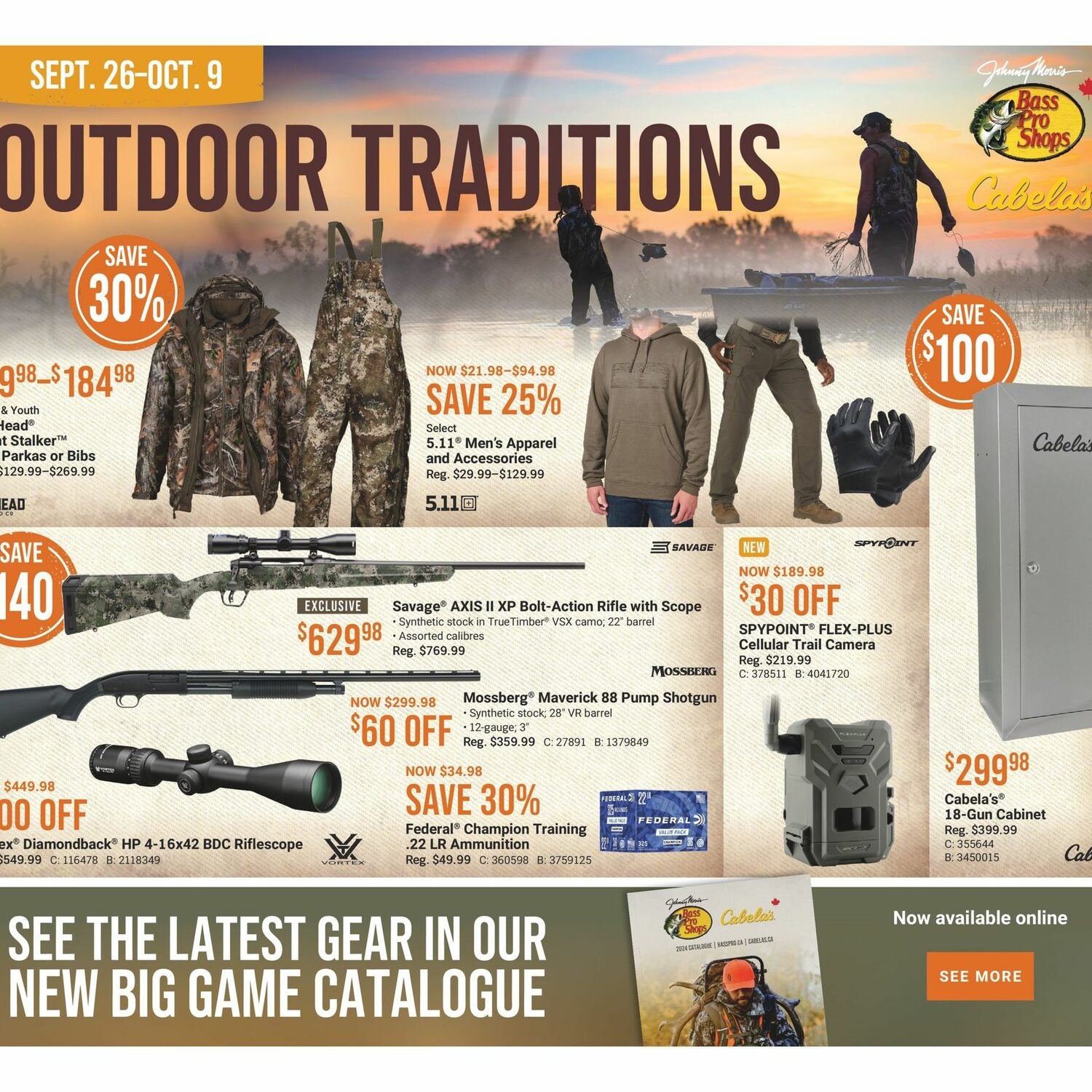 Bass Pro Shops Weekly Flyer - Outdoor Traditions (AB & ON) - Sep 26 ...