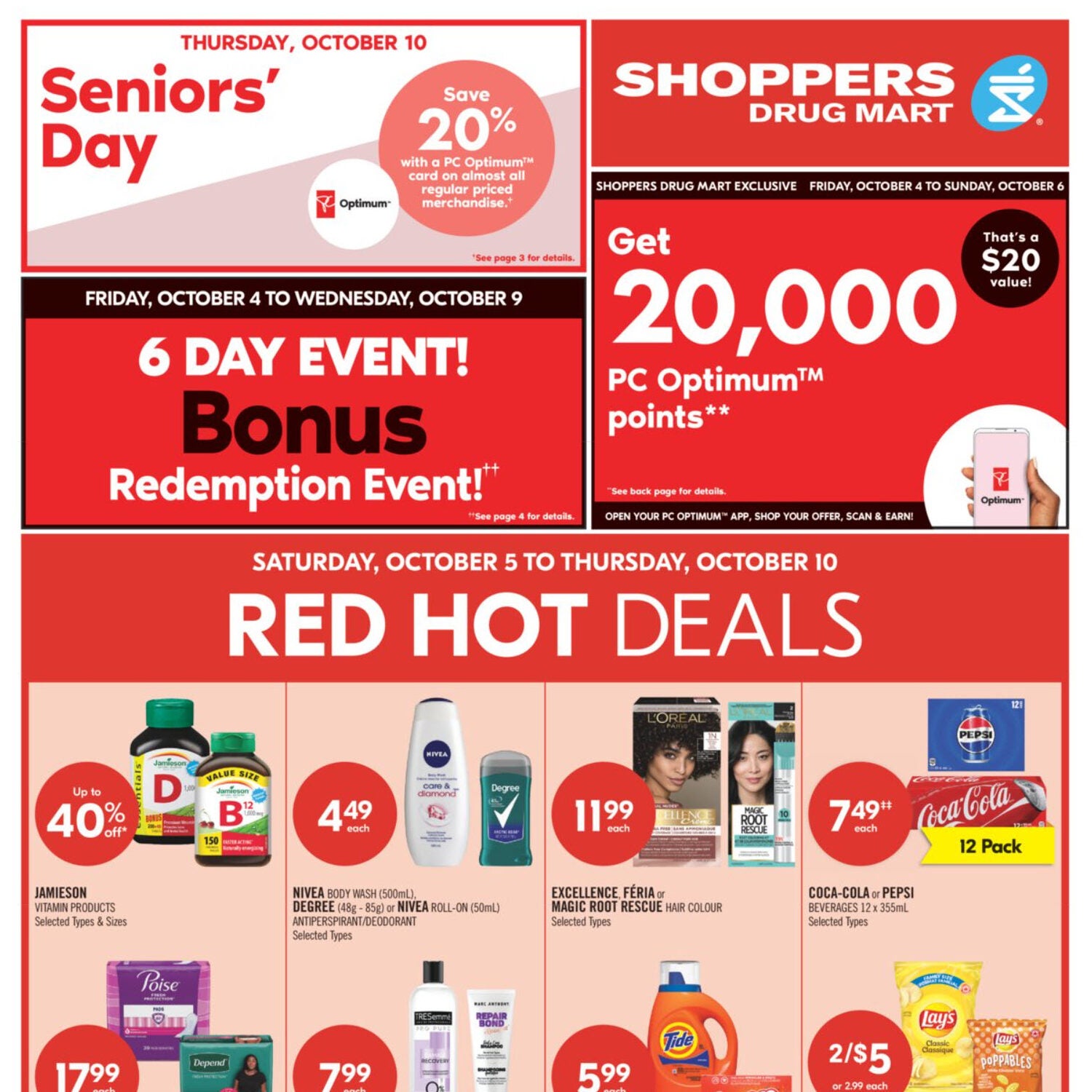 Shoppers Drug Mart Weekly Flyer - Weekly Savings (BC) - Oct 5 – 10 ...