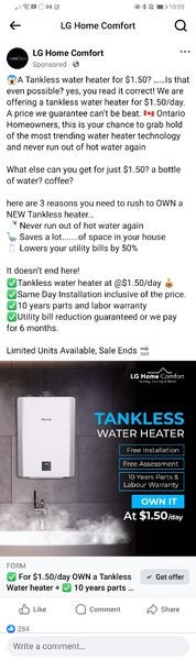 The Great Water Heater Rental Scam - Page 290 - RedFlagDeals.com Forums