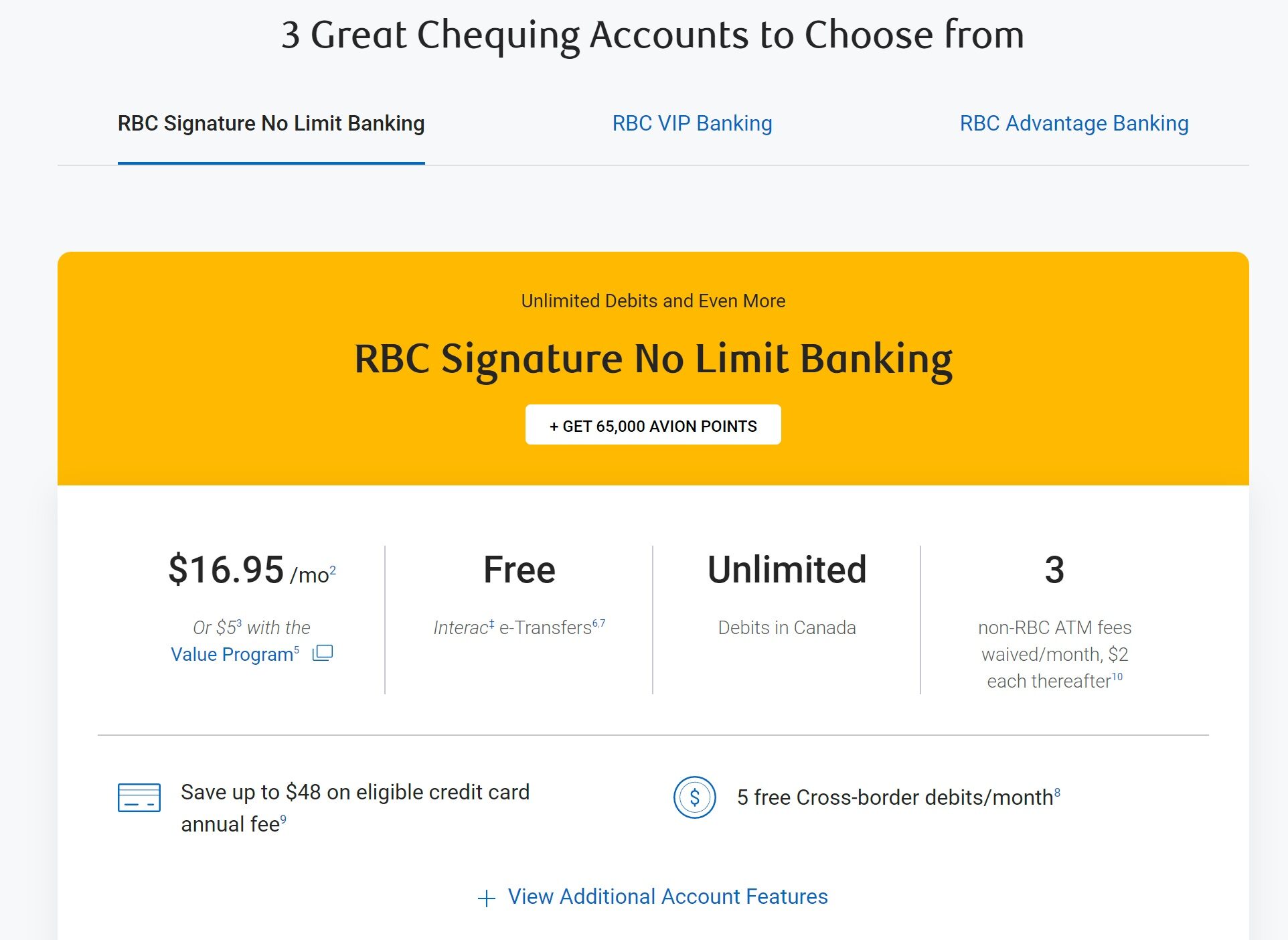 [Royal Bank] Get 65,000 Avion points with an eligible RBC account YMMV ...