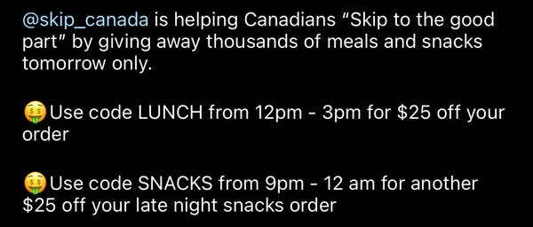 [Skip] Skip Canada $25 Off Oct 24 *no codes active now* - RedFlagDeals ...