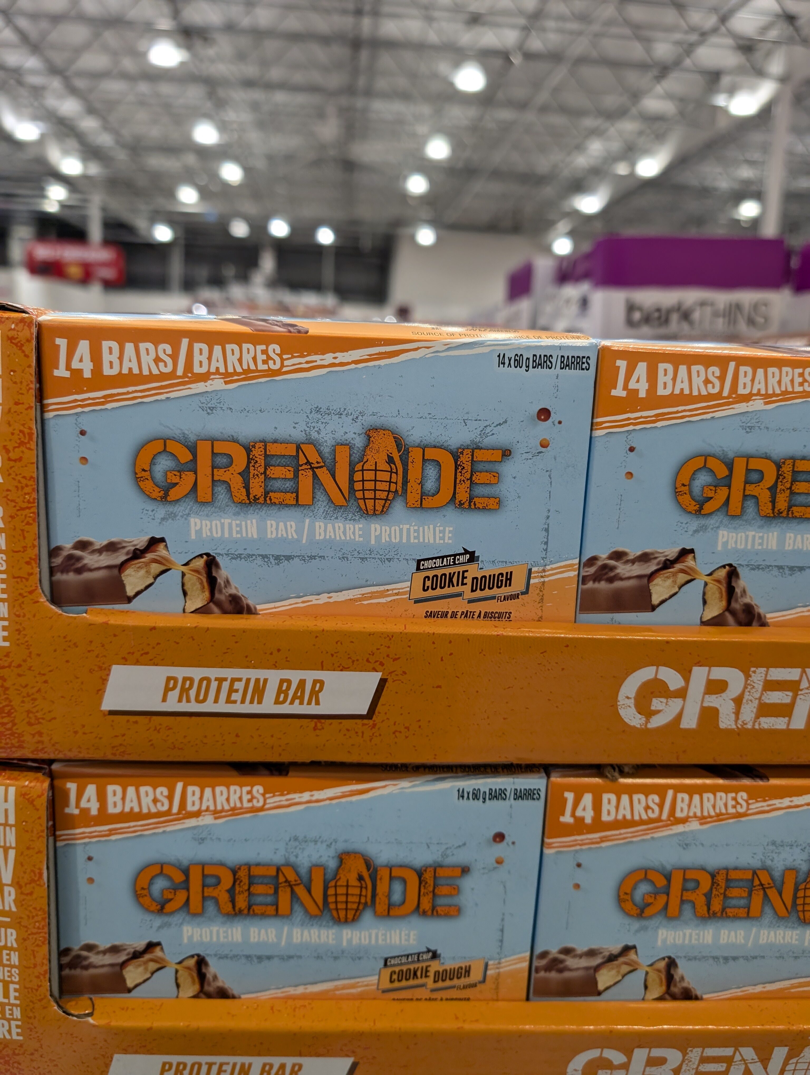 [Costco Brantford grand opening Nov 8] Grenade cookie dough protein bar ...