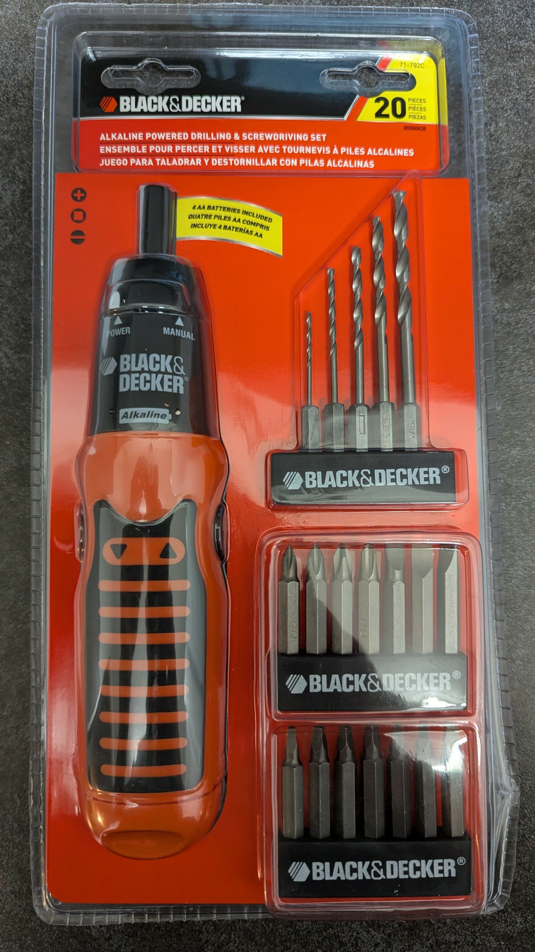 [Princess Auto] Cordless AA battery Black & Decker Screwdriver set $15 ...