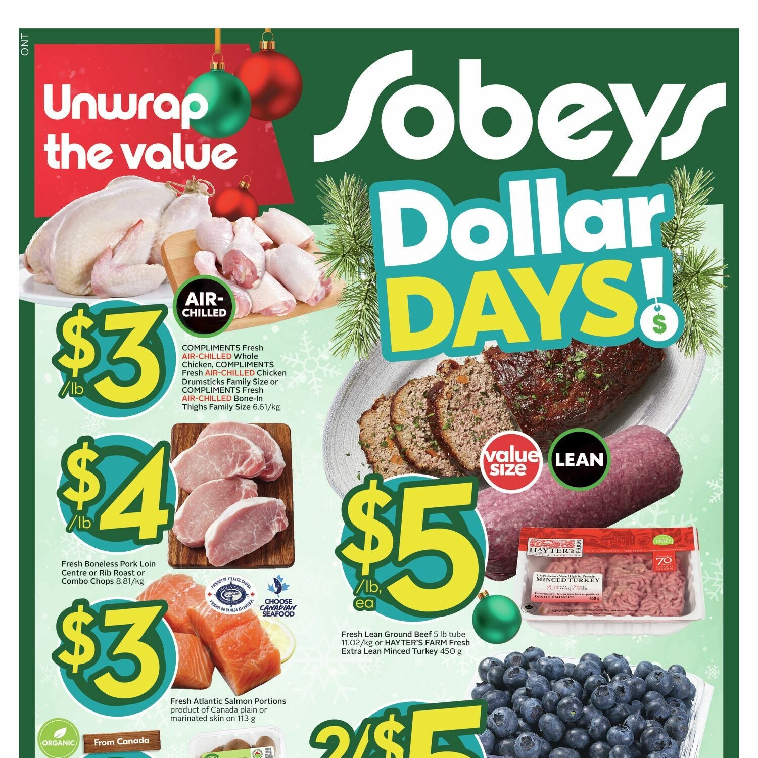 Sobeys Weekly Flyer - Weekly Savings - Dollar Days (ON) - Nov 21 – 27 ...
