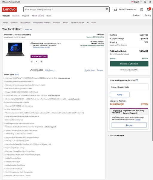 Lenovo Employee Discount? - RedFlagDeals.com Forums