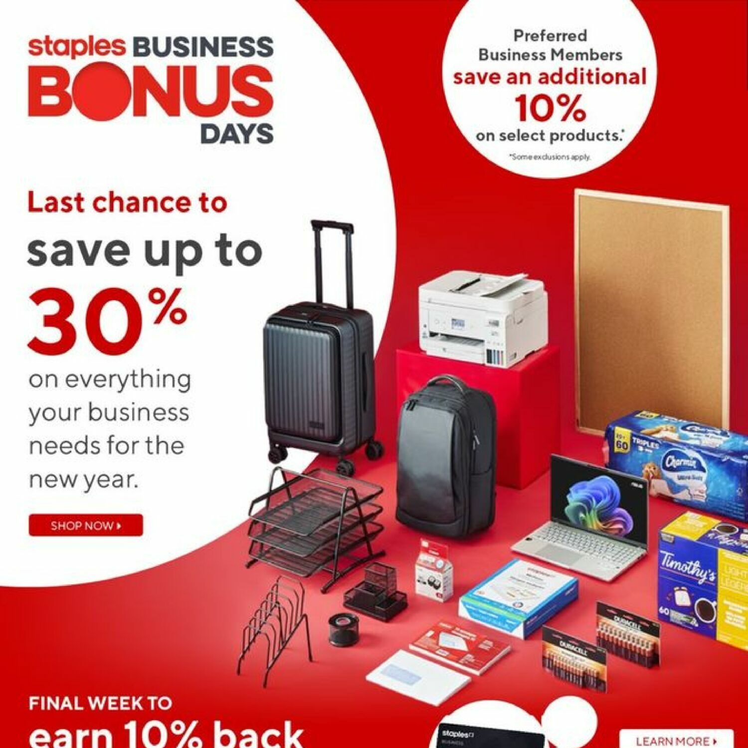 Staples Weekly Flyer - Weekly Deals - Business Bonus Days - Feb 5 – 11 ...