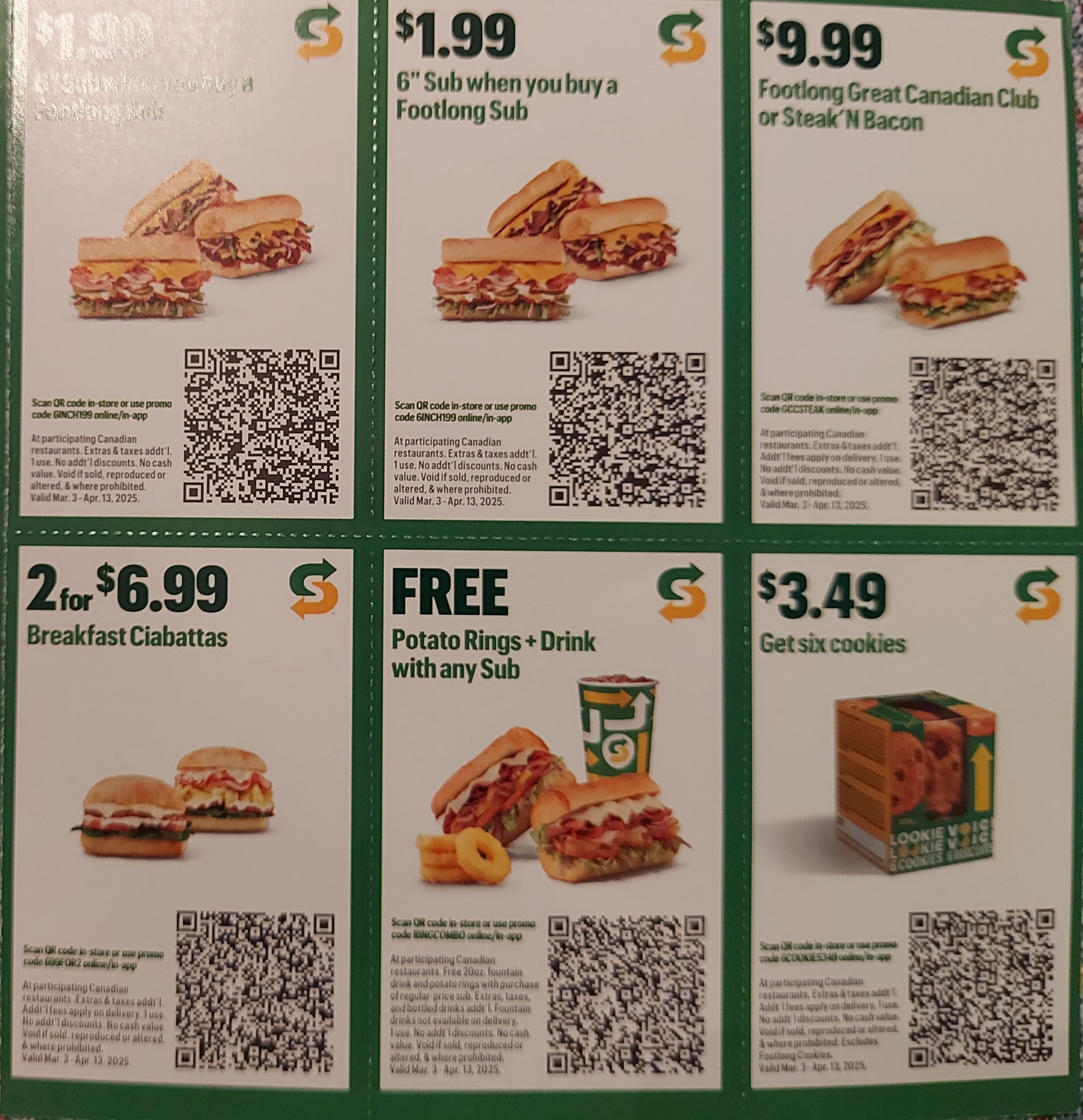 [Subway] Subway Coupon Codes March 2025 April 2025 - RedFlagDeals.com ...