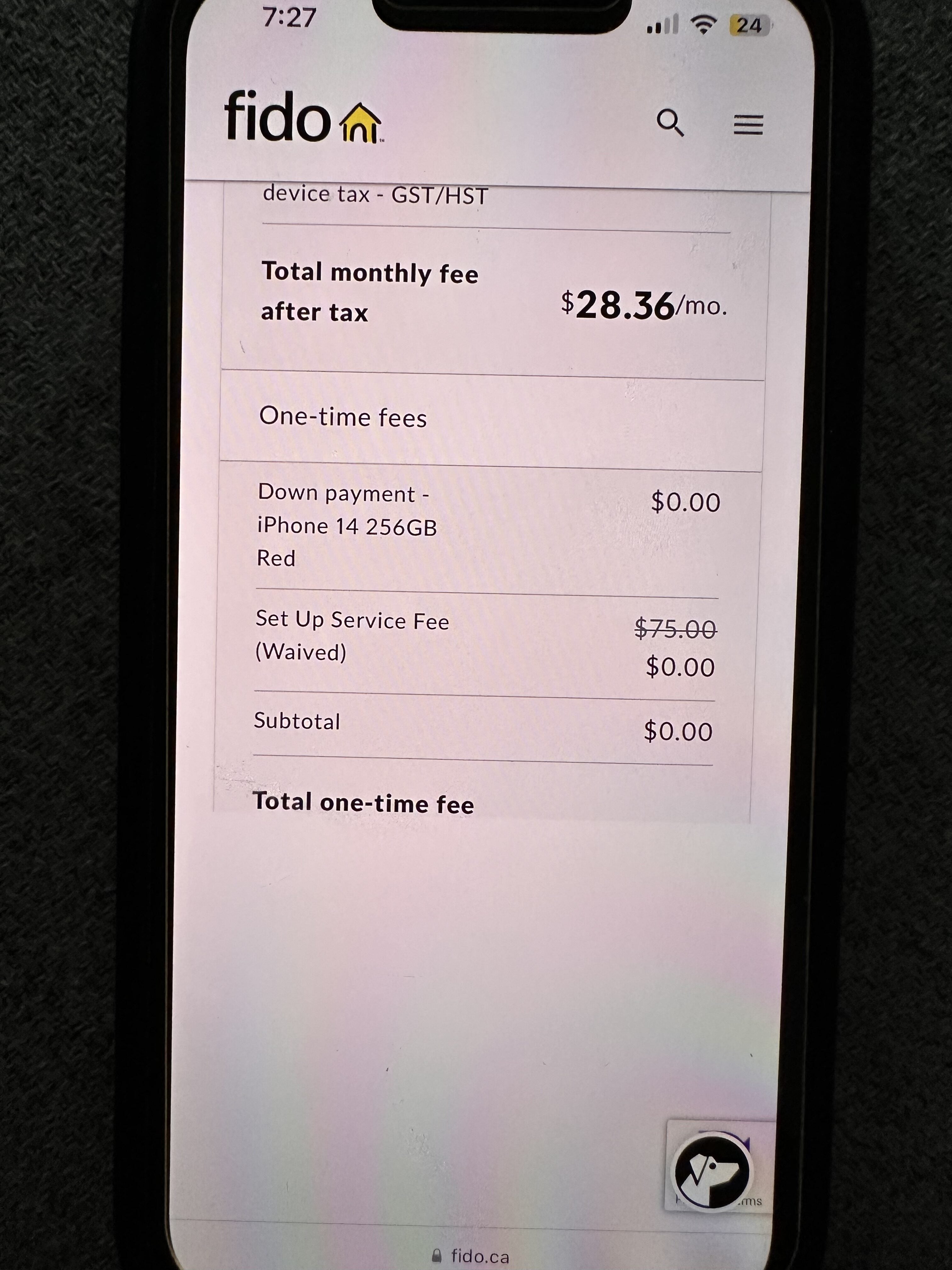 [Fido] iPhone 14 256 (CPO) phone & Plan $28.96/mo highly YMMV ...