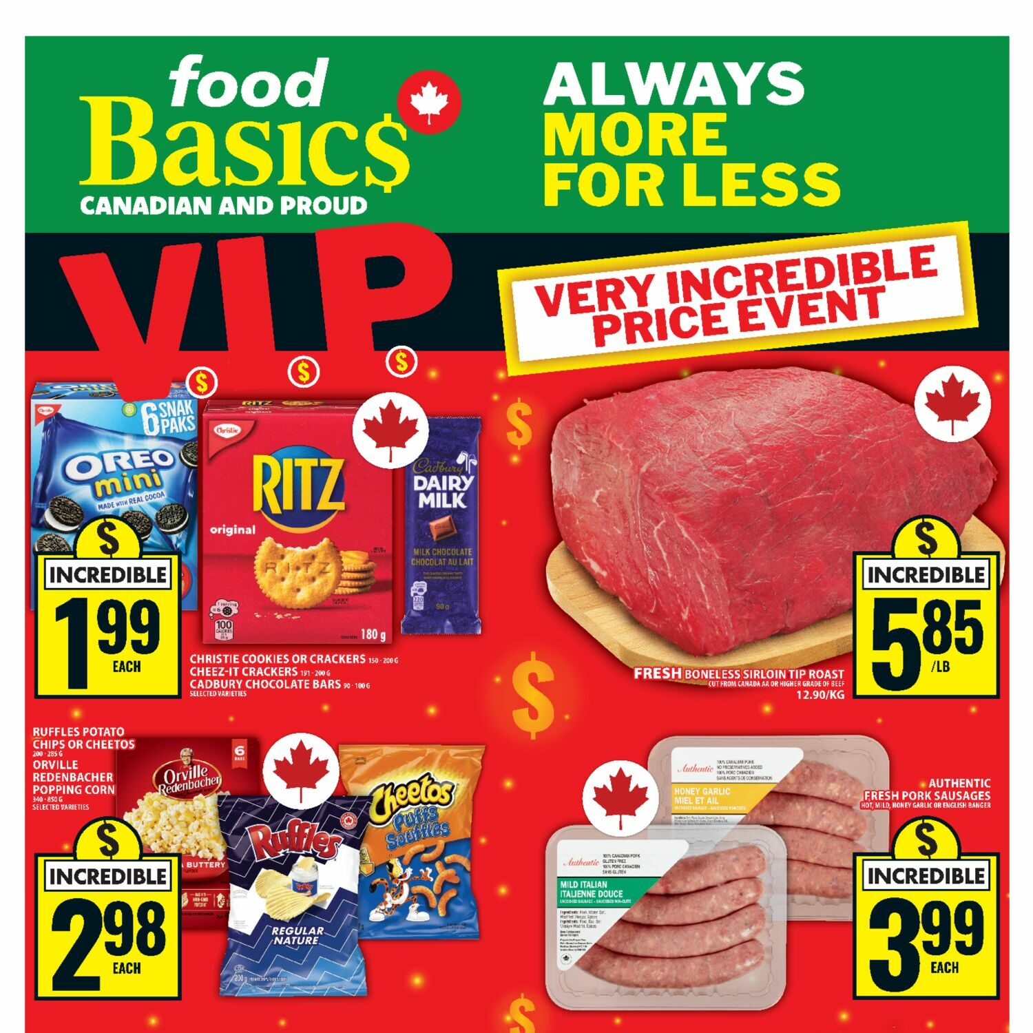 Foodbasics Weekly Flyer - Weekly Savings - Very Incredible Price Event ...