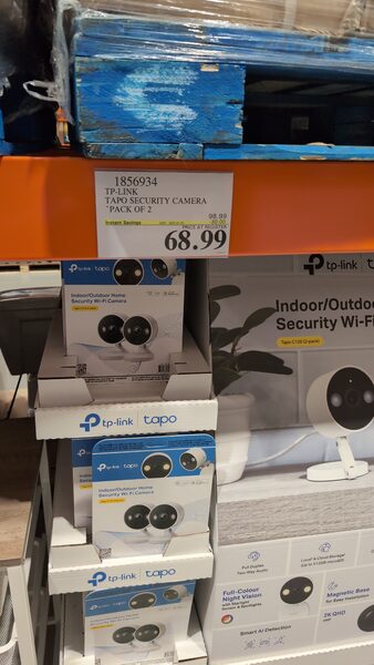 [Costco] Two TP-Link Tapo C120 Indoor/Outdoor Wi-Fi Home Security ...