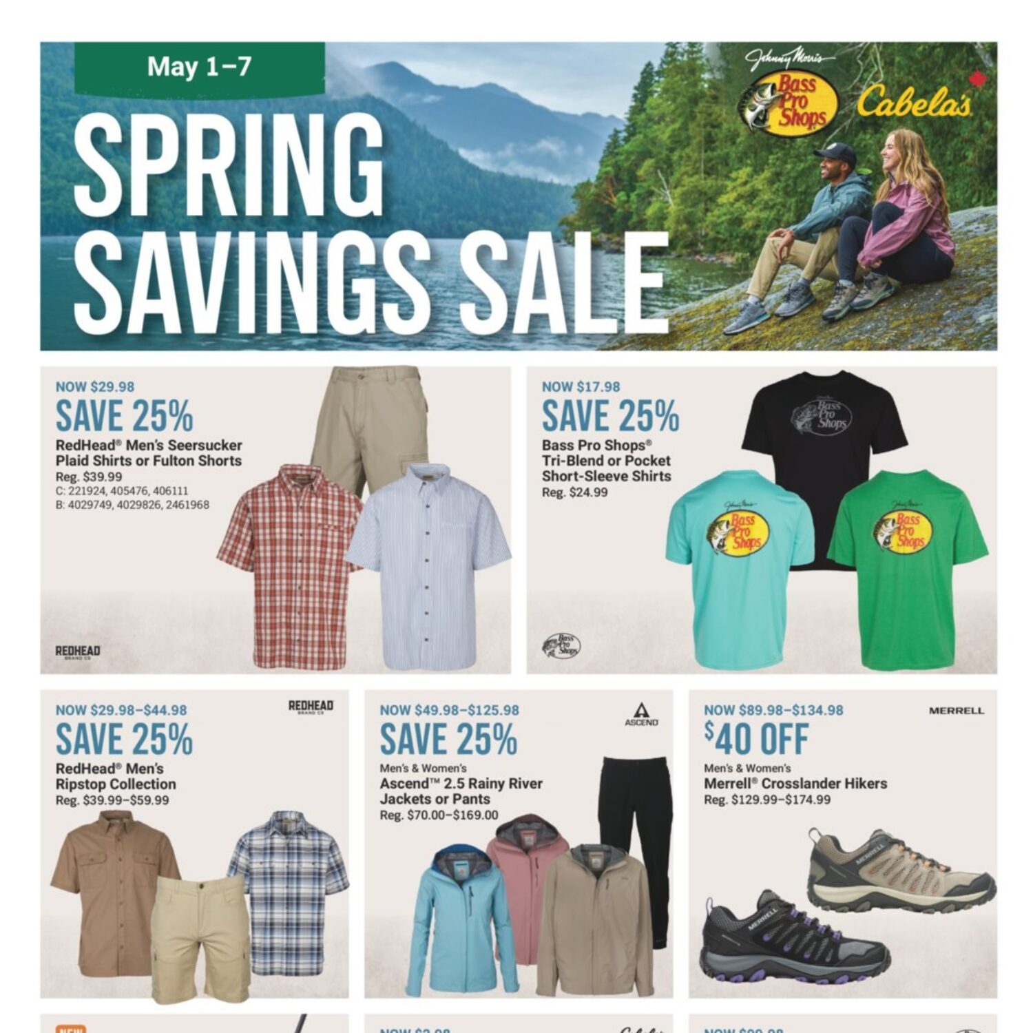 Bass Pro Shops Weekly Flyer - Spring Savings Sale - May 1 – 7 ...