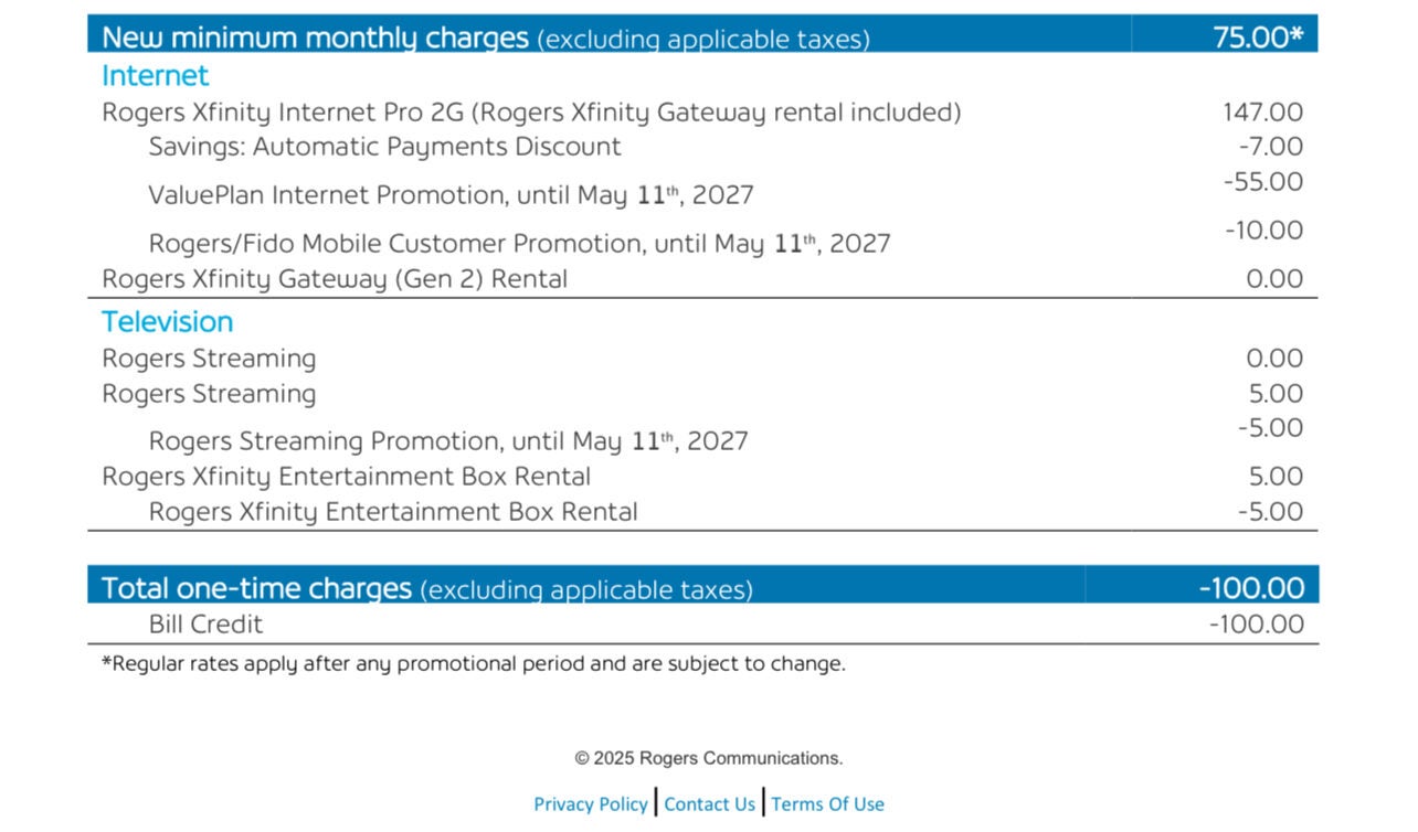 [Rogers] [Black Friday] Rogers Ignite Internet 1.5 Gbps $50 for 24 mo ...