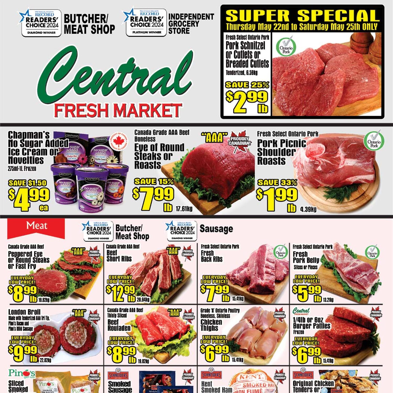 Central Fresh Market Weekly Flyer - Weekly Specials - May 22 – 29 ...