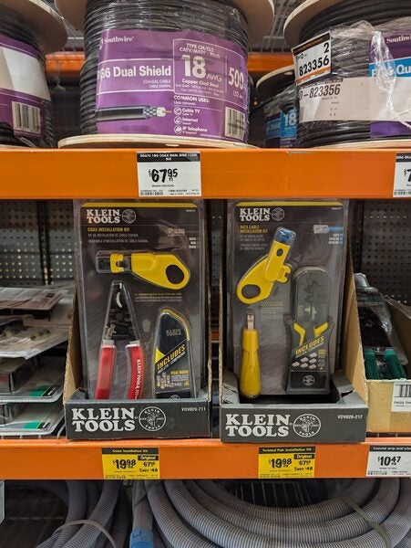[Home Depot] Klein Cable/Network tools on Clearance at Home Depot #7256 ...