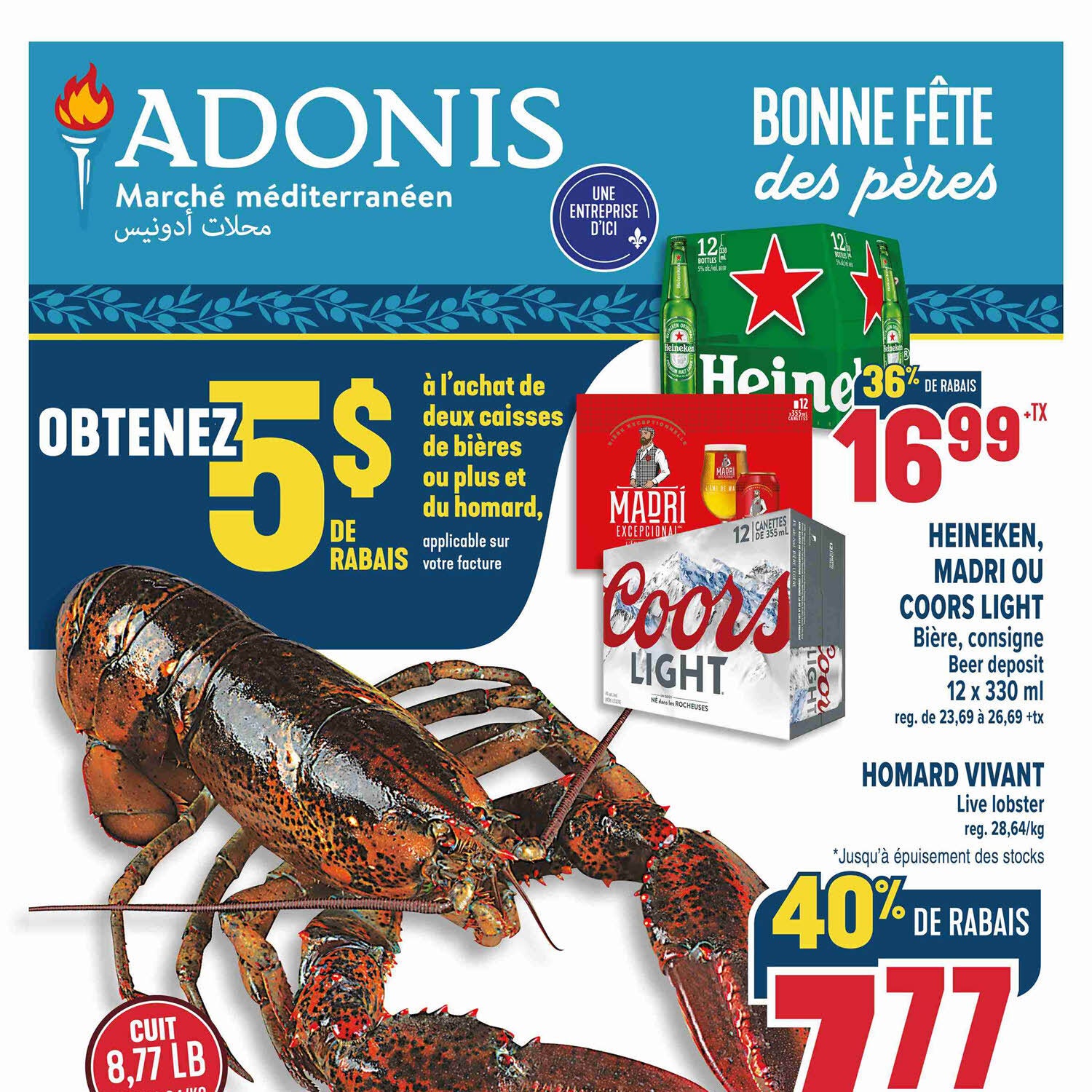 Marche Adonis Weekly Flyer - Weekly Specials (QC) - Jun 12 – 18 ...