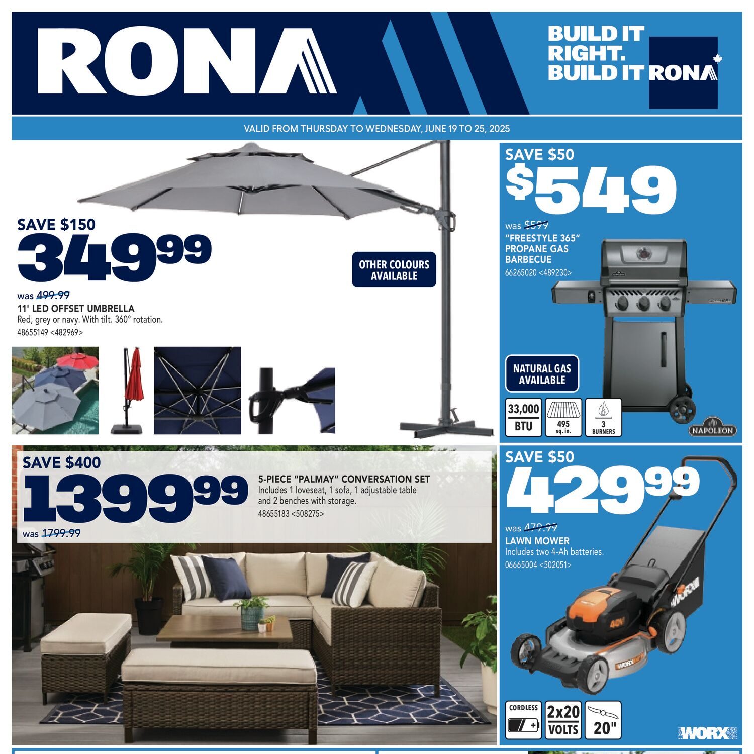 Rona Weekly Flyer - Weekly Deals (ON) - Jun 19 – 25 - RedFlagDeals.com