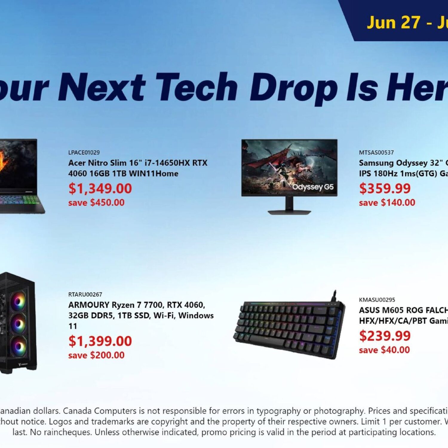 Canada Computers Weekly Flyer - Weekly Deals - Jun 27 – Jul 3 ...