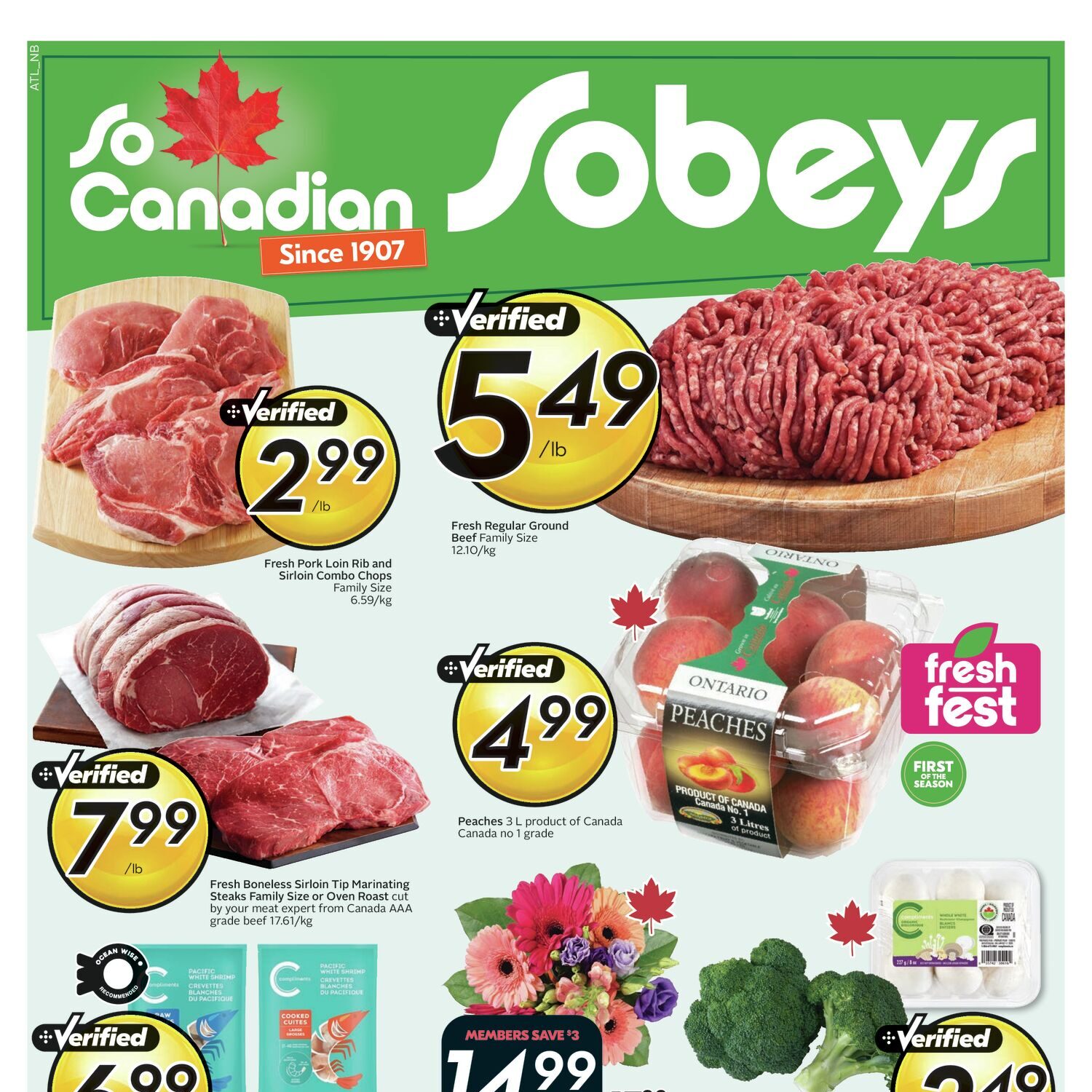 Sobeys Weekly Flyer - Weekly Savings (NB) - Aug 7 – 13 - RedFlagDeals.com