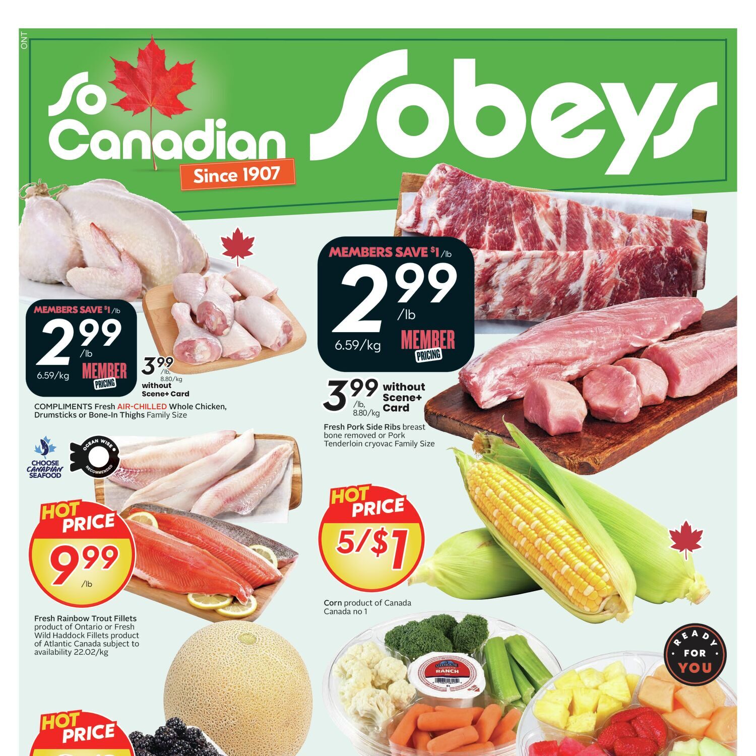 Sobeys Weekly Flyer - Weekly Savings (ON) - Aug 21 – 27 - RedFlagDeals.com