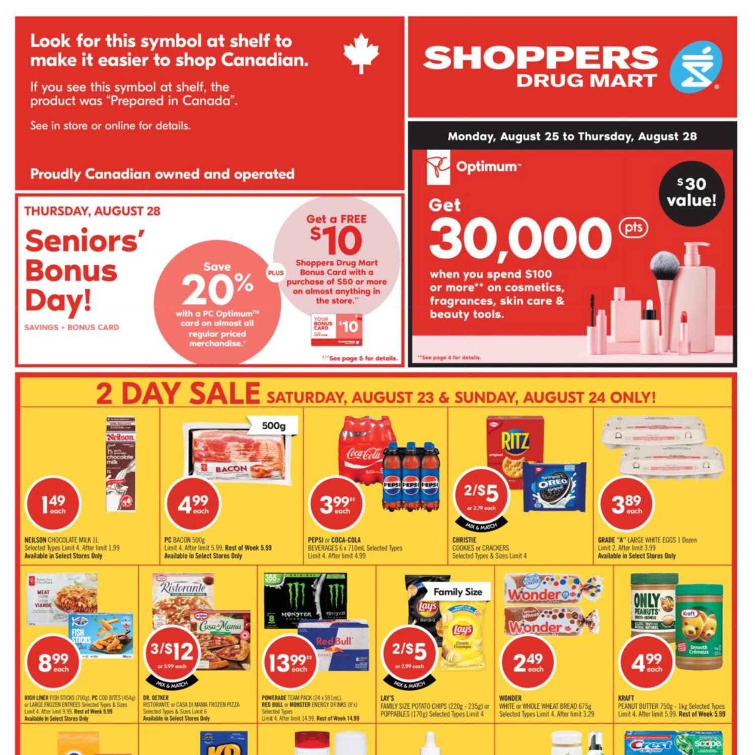 Shoppers Drug Mart Weekly Flyer - Weekly Savings (ON) - Aug 23 – 28 ...