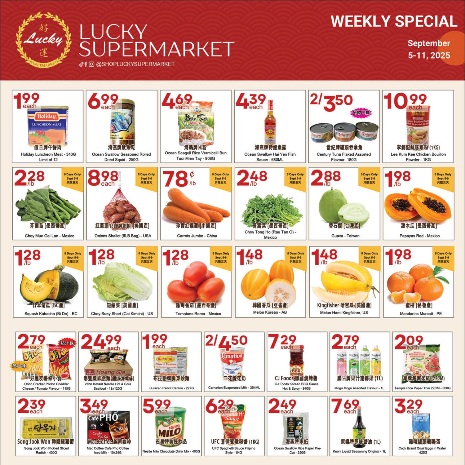 Lucky Supermarket Weekly Flyer - Weekly Specials (Calgary/AB) - Sep 5 ...
