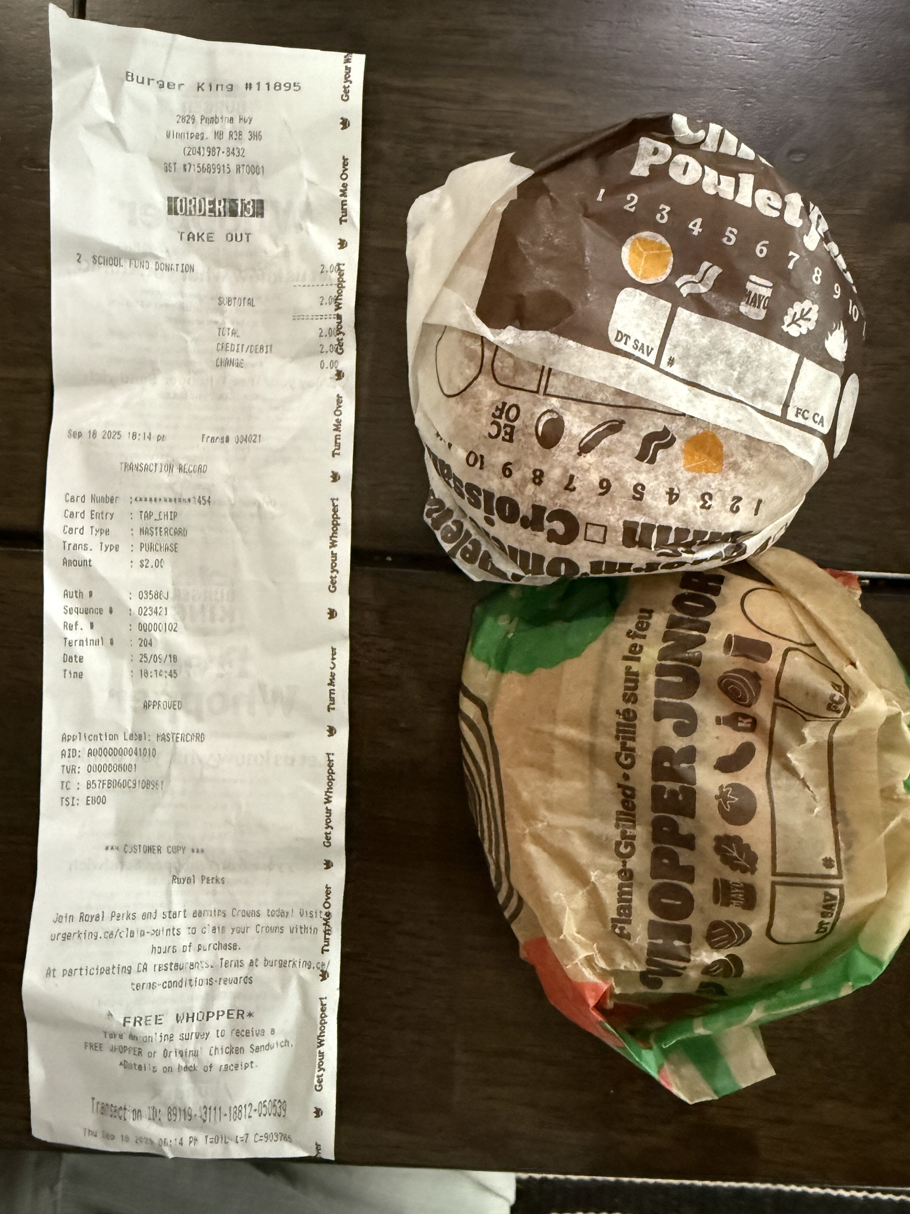 [Burger King] $1 Whopper Jr or Junior Chicken Sandwich - YMMV ...