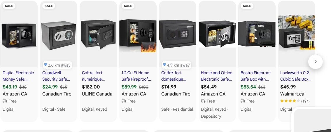 [Canadian Tire] Guardwell Security Safe Box With Digital Keypad, 6-L ...