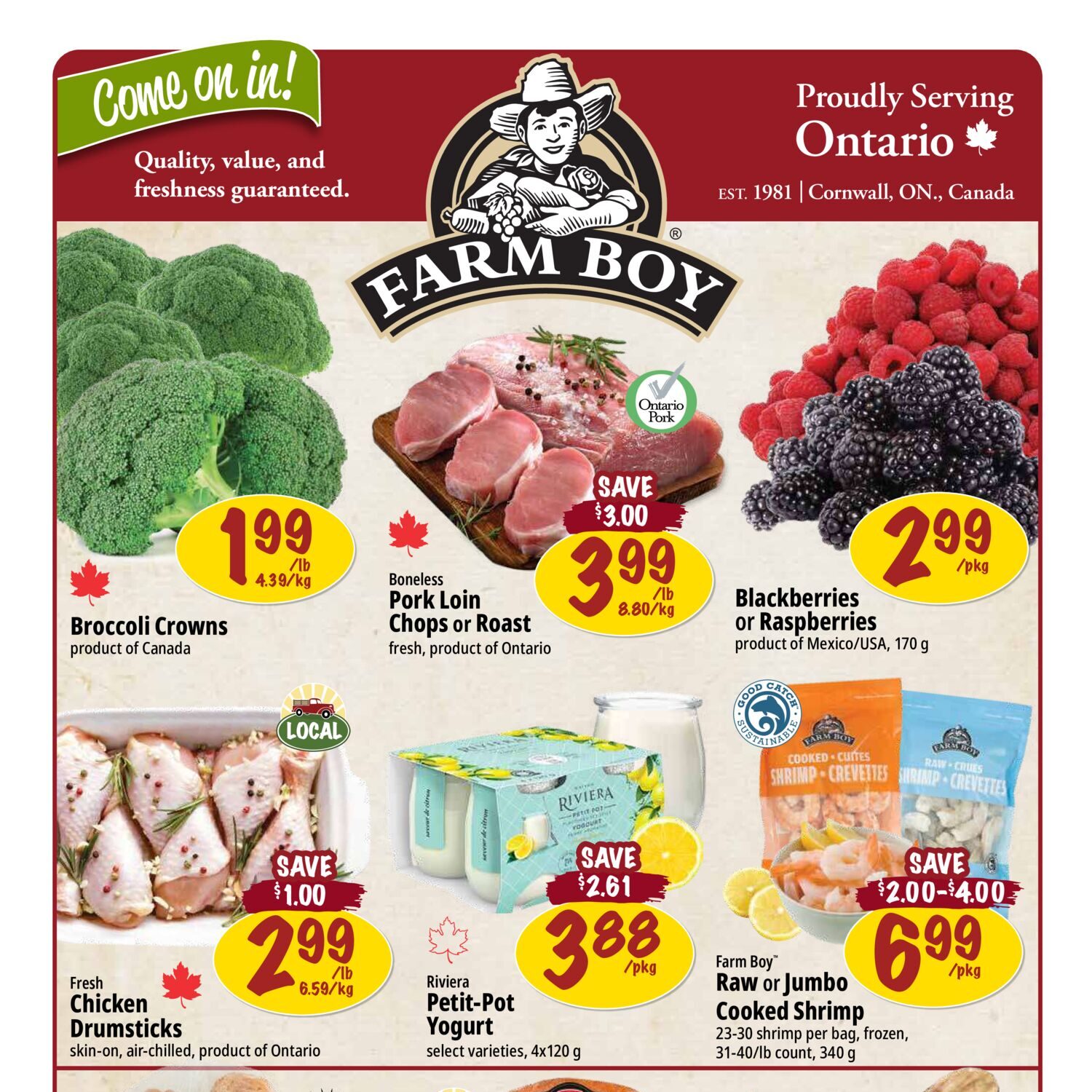 Farm Boy Weekly Flyer - Weekly Savings - Sep 25 – Oct 1 - RedFlagDeals.com