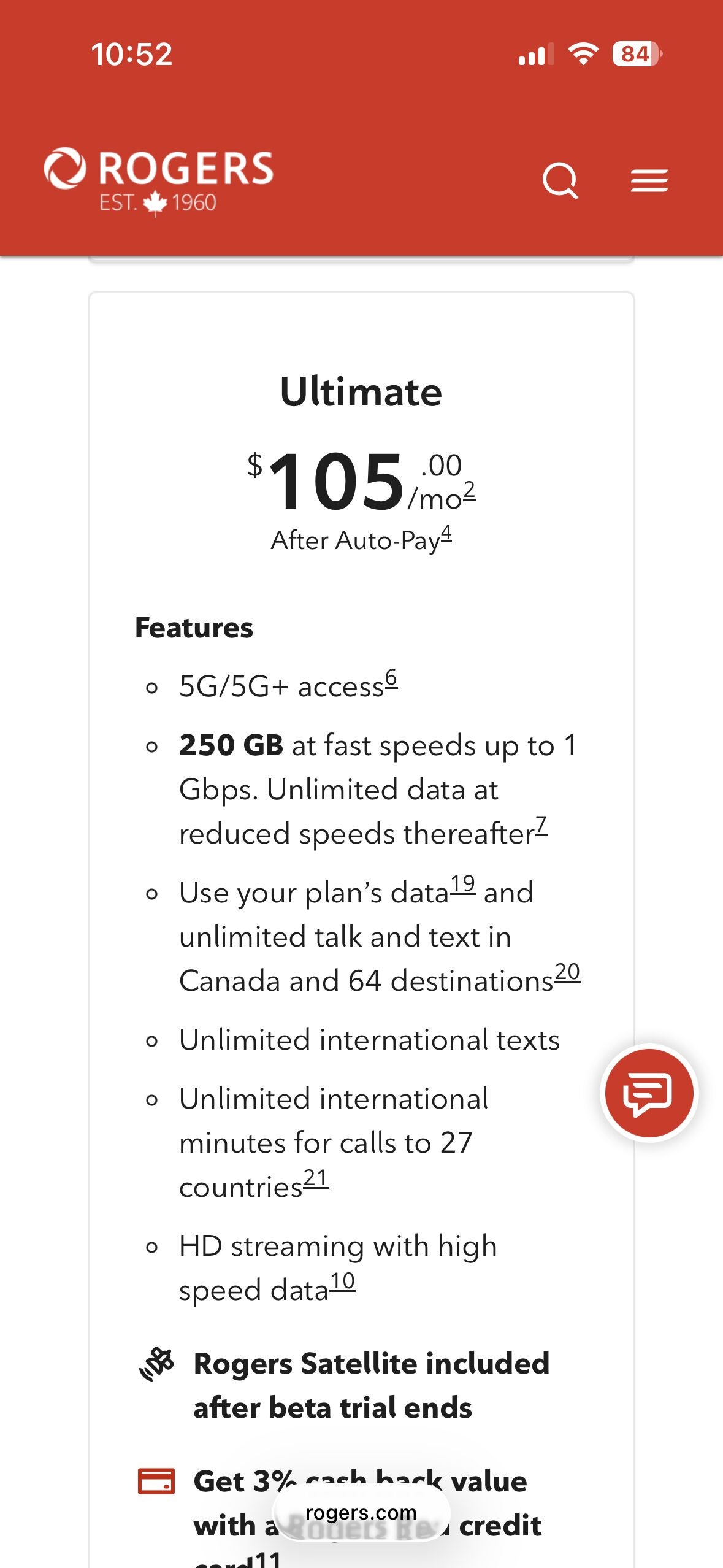 [Rogers] Rogers $105-250 GB offer with 64 countries free roaming ...
