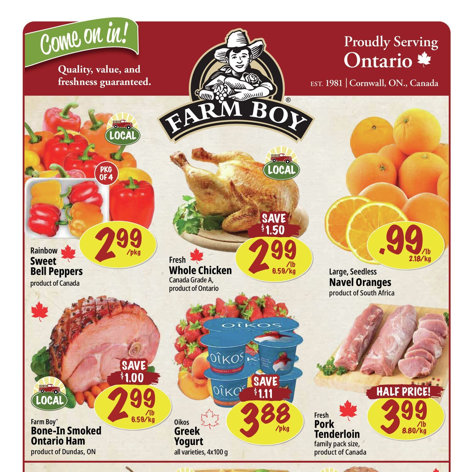 Farm Boy Weekly Flyer - Weekly Savings - Oct 23 – 29 - RedFlagDeals.com