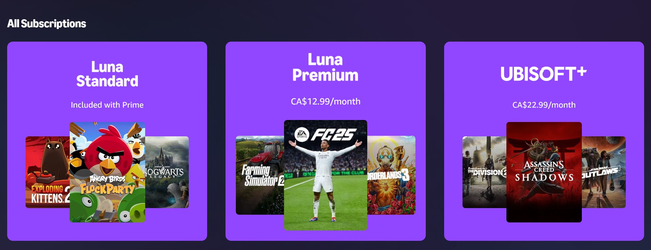 [Amazon.ca] New Amazon Luna Re-Launch Free with Amazon Prime - Hogwarts ...