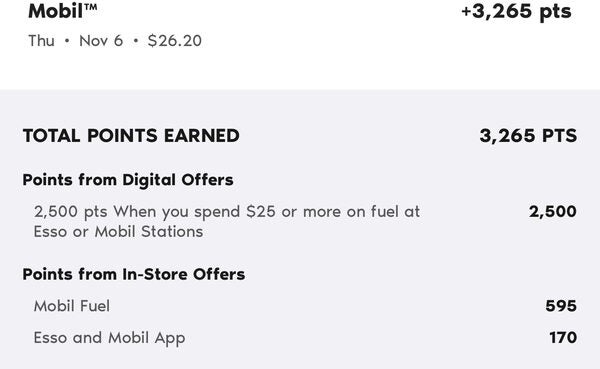 [PC Optimum] Get 2500 PCO points when you spend $25 on gas/diesel at ...
