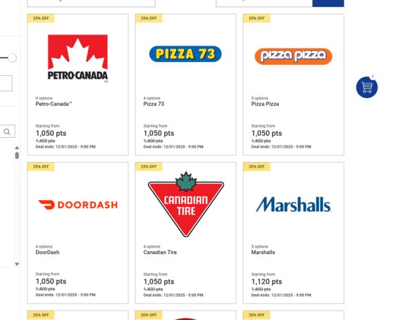 [RBC] [Black Friday] RBC Avion Rewards Gift Cards - Up to 25% Off ...