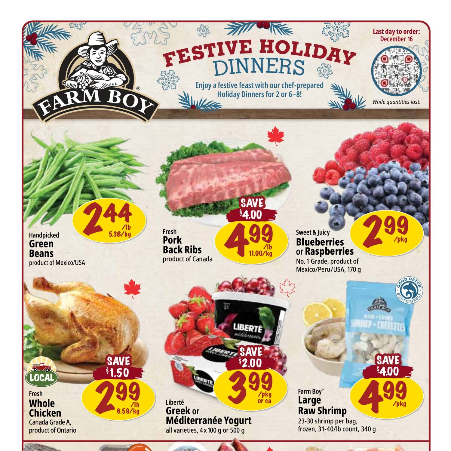 Farm Boy Weekly Flyer - Weekly Savings - Dec 4 – 10 - RedFlagDeals.com