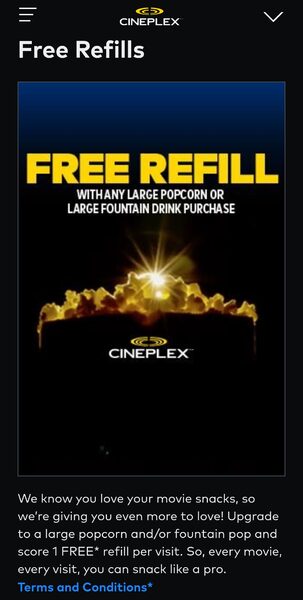 [Costco] Cineplex Gift Card at Costco: 5 Medium Popcorn & $75 Gaming ...